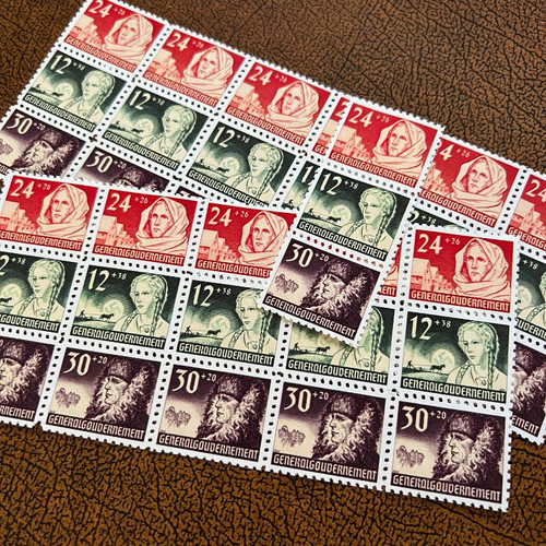General Government - 1940 GG Anniversary Stamps | Krause Papierwerke