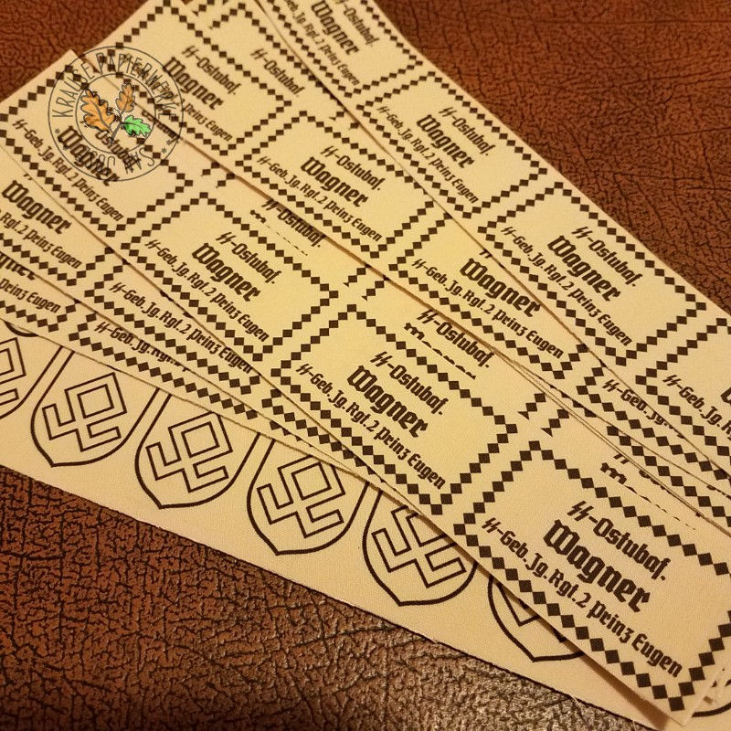 Clothing and Equipment Name-Label (x32) | Krause Papierwerke