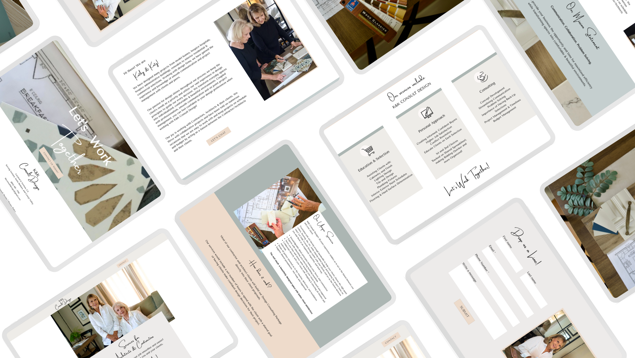 Website Design Portfolio | K&K Consult Design | Kinship Creative