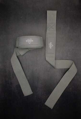 Cyclone Lifting Straps (Solid Grey) | Diamond Lifters