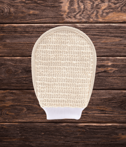 Ramie Bath Mitt | Natural Ramie Products | Paxson Industries Pvt. Ltd.