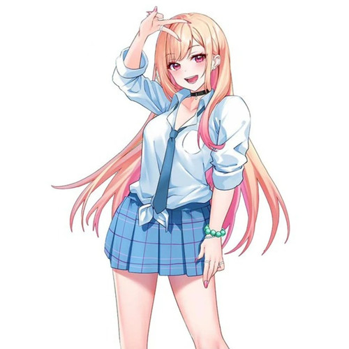 My Dress-Up Darling - Marin Kitagawa Peace Sign 3 Anime Sticker ...