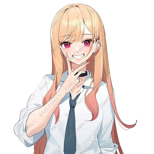My Dress-Up Darling - Marin Kitagawa School Peace Sign 9 Anime Sticker ...