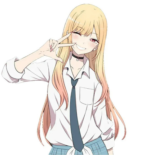 My Dress-Up Darling - Marin Kitagawa School Peace Sign 13 Anime Sticker ...