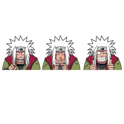 Naruto - Jiraiya 3D Motion Anime Sticker | Collectors Sanctuary