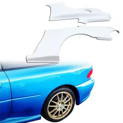 Subaru Impreza GC8 - WRC Style Wide Rear Fenders | SK Performance