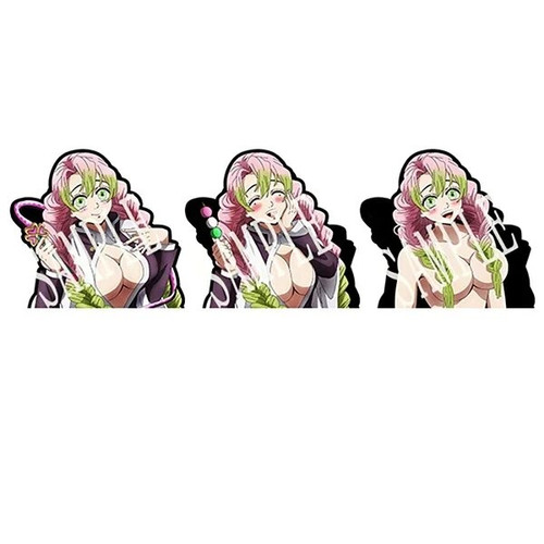 Demon Slayer - Mitsuri Kanroji Hot Springs 18+ 3D Motion Anime Sticker ...