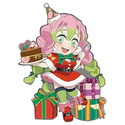 Demon Slayer - Mitsuri Kanroji Cute Christmas Anime Sticker ...