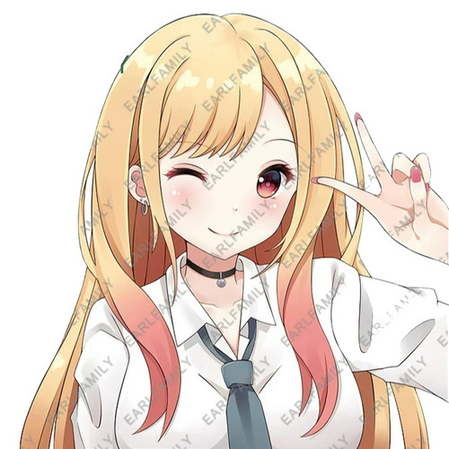 My Dress-Up Darling - Marin Kitagawa School Peace Sign 6 Anime Sticker ...
