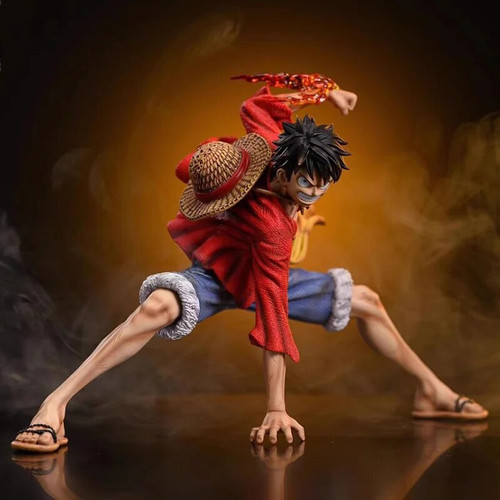One Piece - Monkey D. Luffy Battle Stance 20cm PVC Anime Figure ...