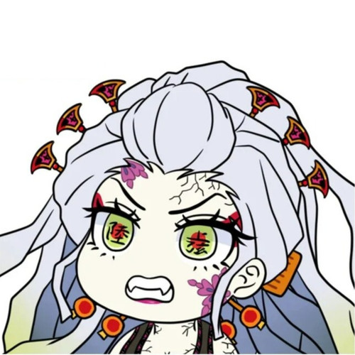 Demon Slayer - Daki Angry Anime Sticker | Collectors Sanctuary