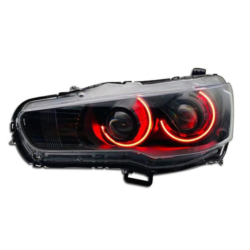 Suitable for Mitsubishi Lancer Custom Halo Ring RGB Led Headlights | SK ...