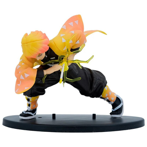 Demon Slayer - Zenitsu Agatsuma Thunderbolt 14cm PVC Anime Figure ...