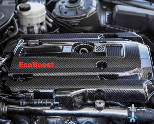 Ford Mustang EcoBoost 15-20 - Style B Carbon Fibre Engine Cover | SK ...