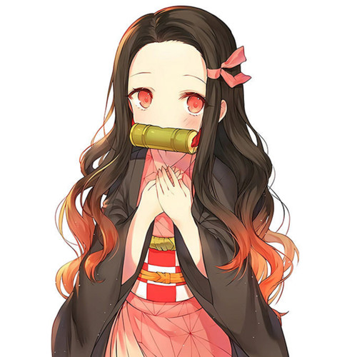 Demon Slayer - Nezuko Kamado Hands Together Anime Sticker | Collectors ...