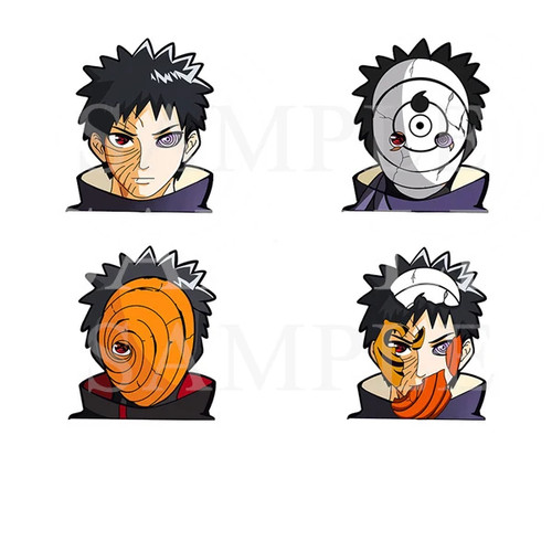 Naruto - Tobi/Obito Uchiha 3D Motion Anime Sticker | Collectors Sanctuary
