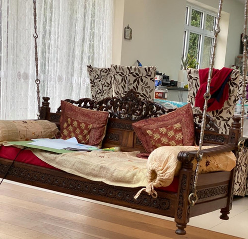 REG 2 Seater Ceiling Jhoola | Sheesham