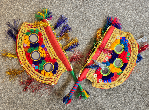 Sindhi Hand Fan (pair) | Sheesham