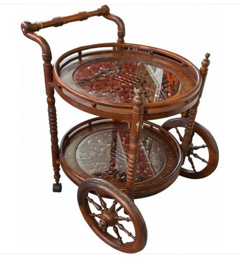 KRAFT Tea Trolley | Sheesham