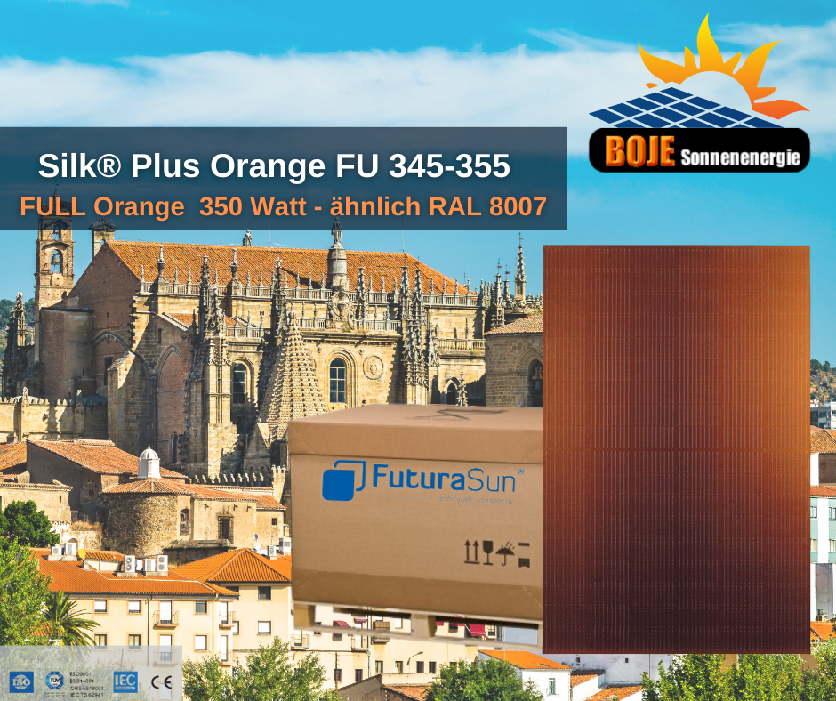 FuturaSun FU 350 M Silk Plus Orange 350 Wp Solarmodul | BojeSolar