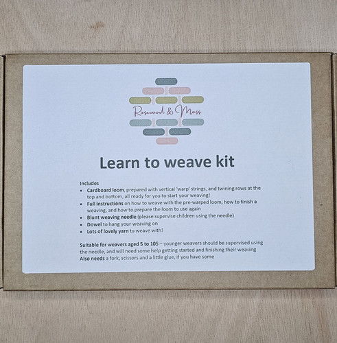 Learn to weave kit | Rosewood & Moss