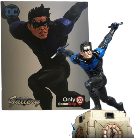 DC Gallery Diamond Select: Nightwing Diorama Gamestop Exclusive Statue ...