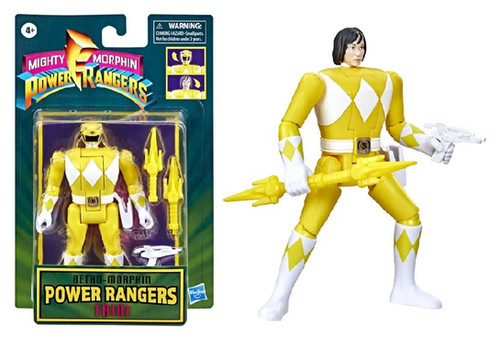 Power Rangers Retro-Morphin Yellow Ranger Trini Fliphead Figure | VTG ...