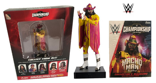 WWE Championship Collection Macho Man Statue with Collector Magazine ...