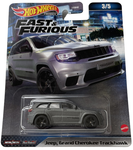 Hot Wheels Premium Fast & Furious Jeep Grand Cherokee Trackhawk | VTG ...