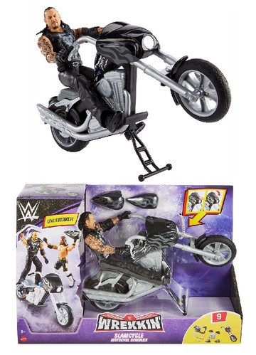 WWE Wrekkin’ Slamcycle Vehicle With Undertaker Action Figure [Exclusive ...