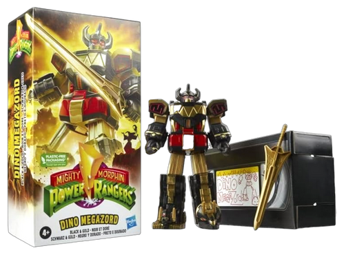 Power Rangers Black And Gold 7 Inch Dino Megazord Action Figure | VTG ...