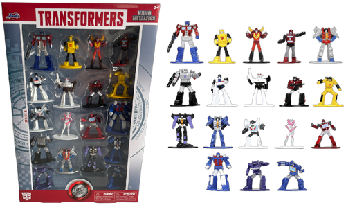 Transformers Nano METALFIGS 18 PK 1.65 Inch Die-Cast Collectible ...