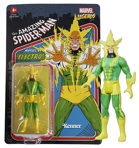 Marvel Legends Retro Collection Amazing Spider-Man Electro Action ...