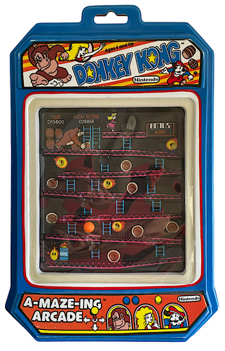 1981 Nintendo Donkey Kong A-Maze-ing Arcade game toy RARE | VTG. COMICS ...