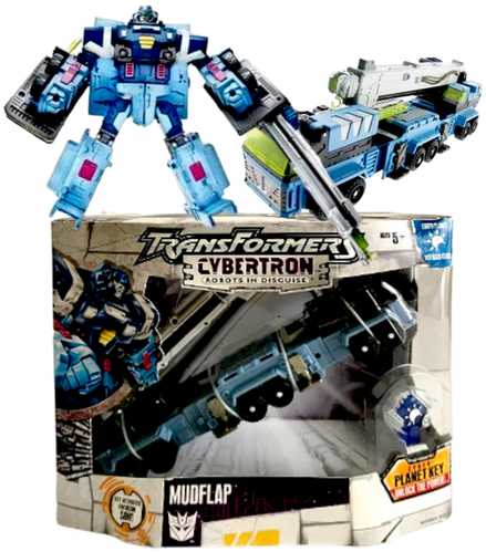 Hasbro Transformers Cybertron Series Voyager Class Mudflap Figure | VTG ...