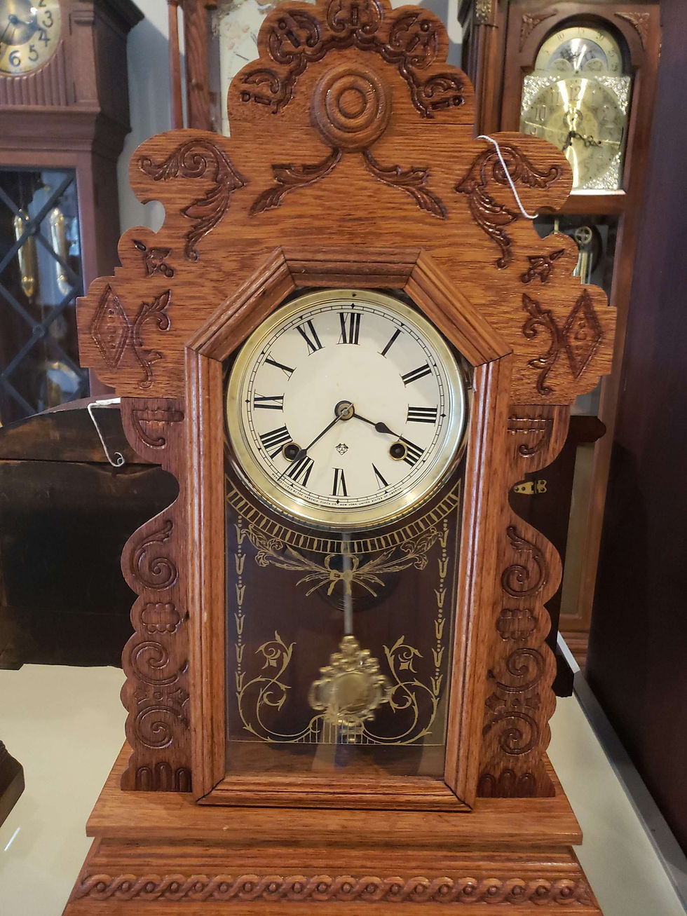 Ansonia gingerbread clock | Phil's Clocks