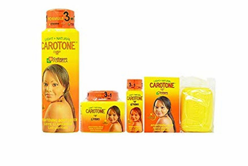 Carotone 5 Pk Brightening Kit- Lotion, J Cream, Oil, BSC J Cream, and ...