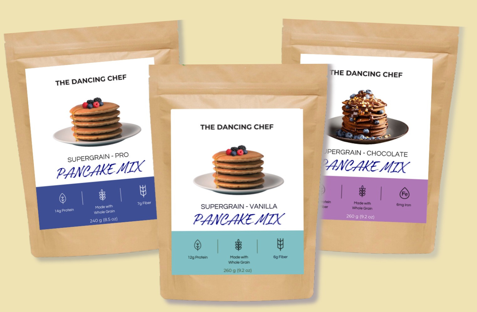 The Dancing Chef | Supergrain Pancake Mix
