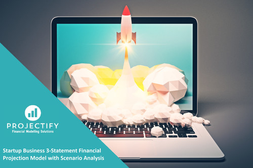 Startup Scenario Financial Projection Excel Model | Projectify