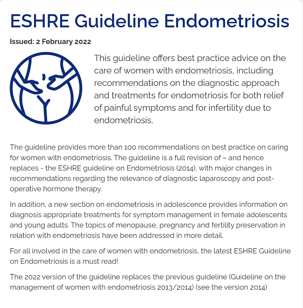 Everything Wrong with ESHRE's New Endometriosis Guideline