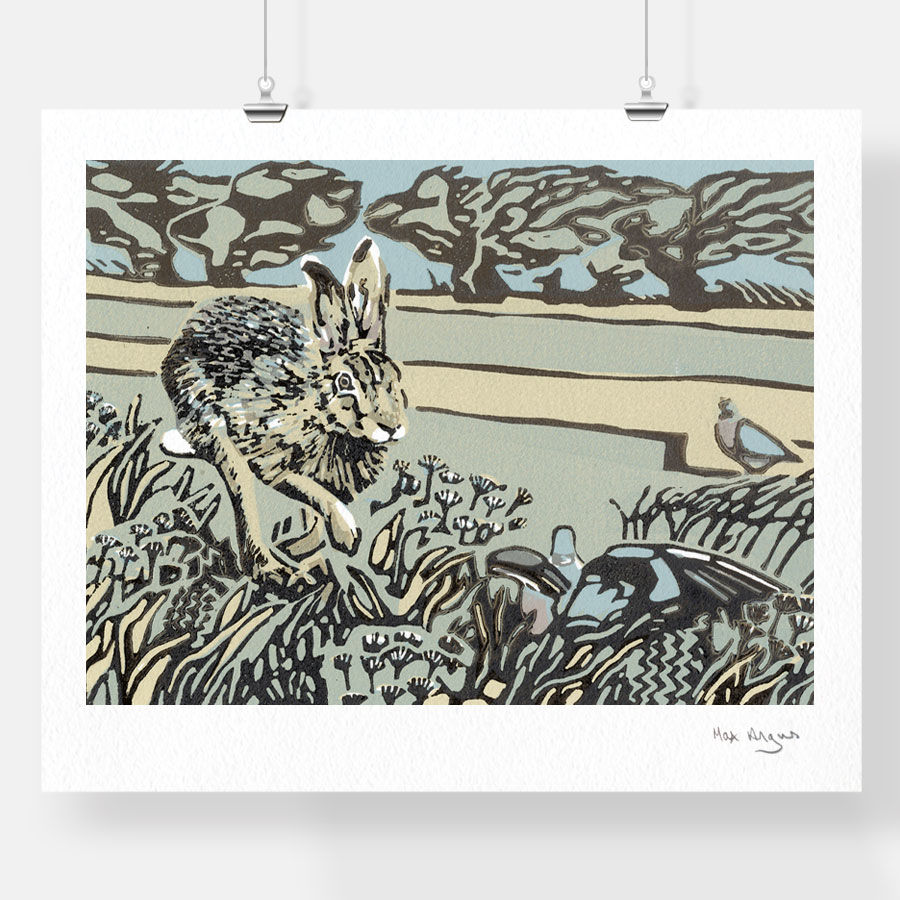 Reduction linocut printmaking with Georgia Flowers