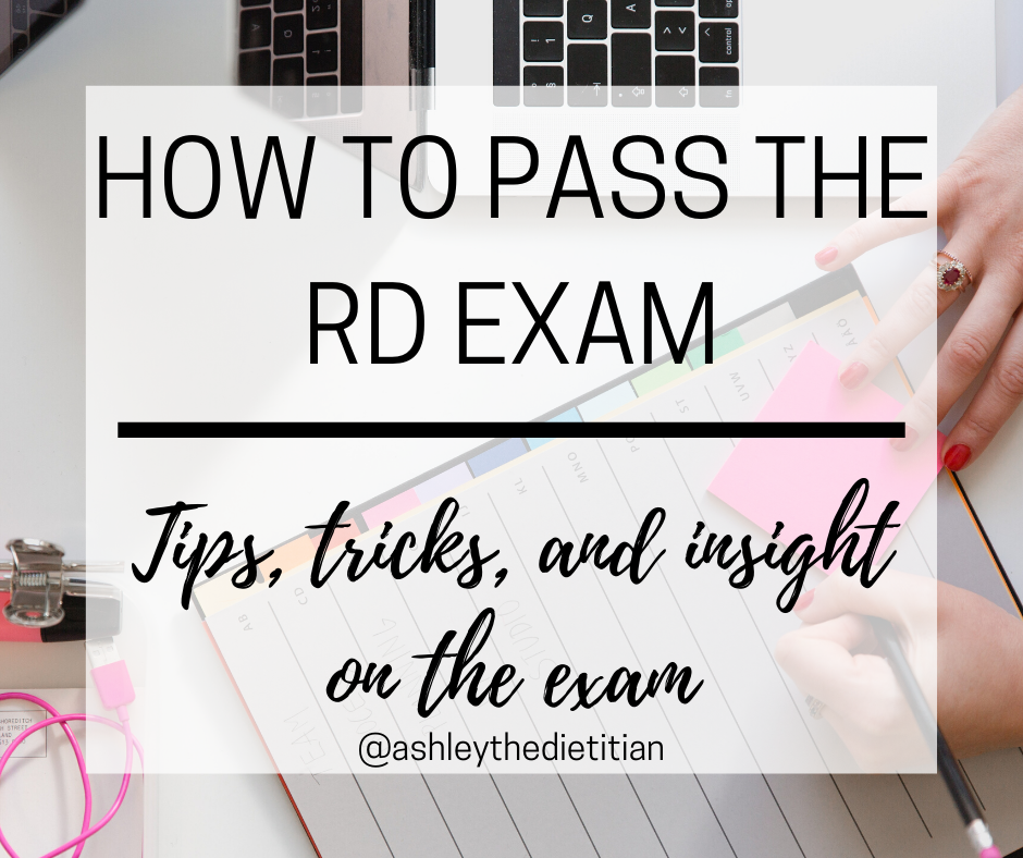 How to Pass the RD Exam