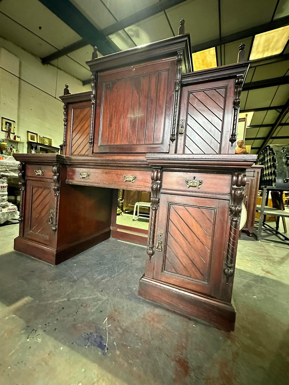 Edwardian mahogany clerks desk | Timeless FurnitureUK