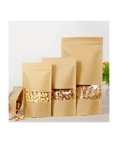 Ziplock Kraft 50g 15x10cm | Paper Bag Shop