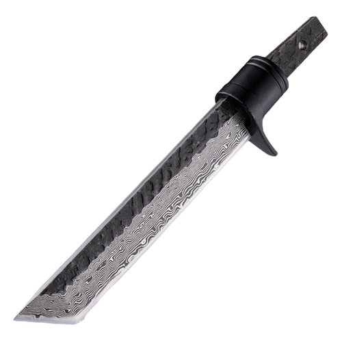 Tanto Blank Blade for the Knifemaking with Guard T10A Damascus San Mai ...