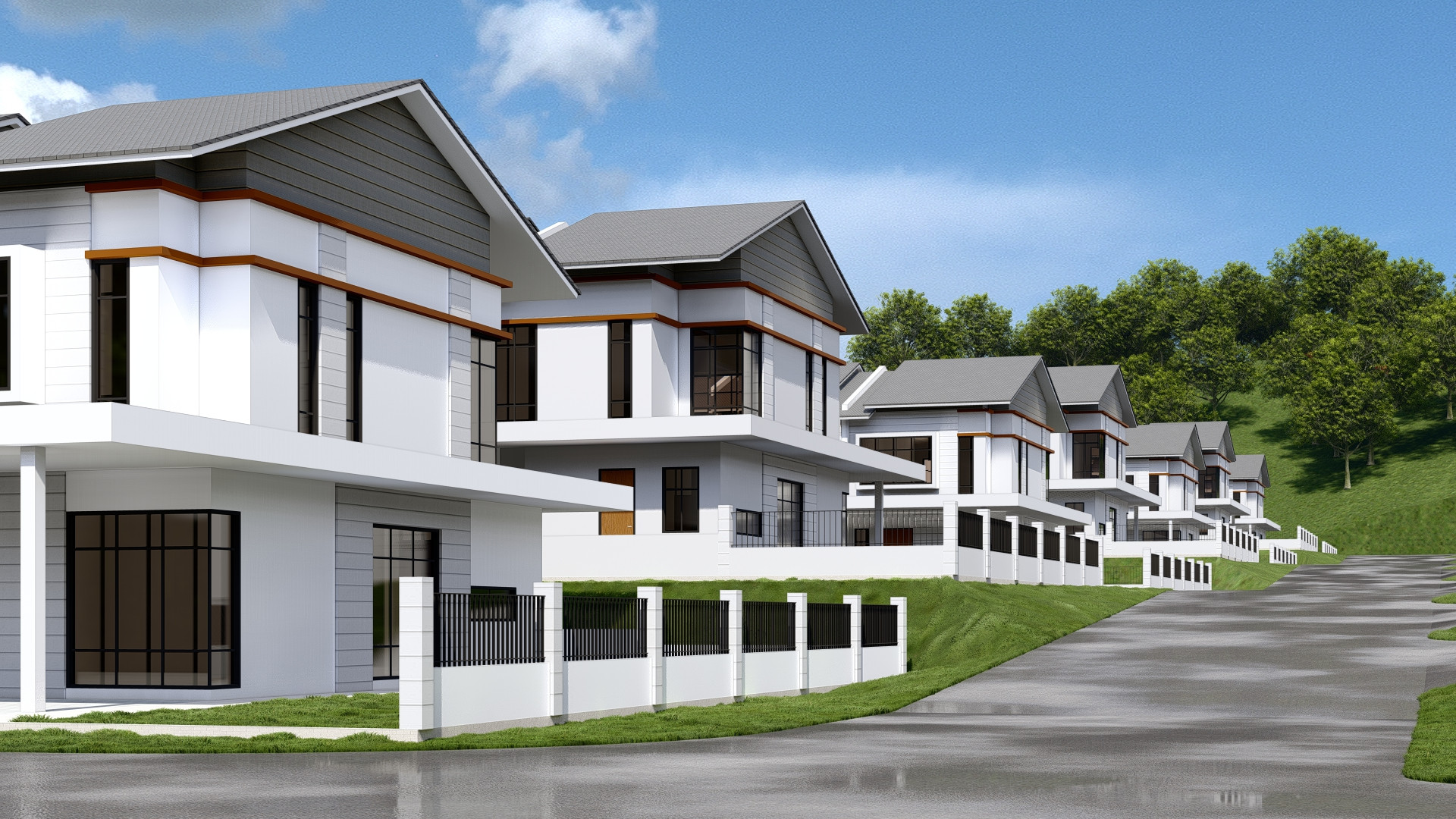 2-Storey Terrace House | S.M. Chin Architect