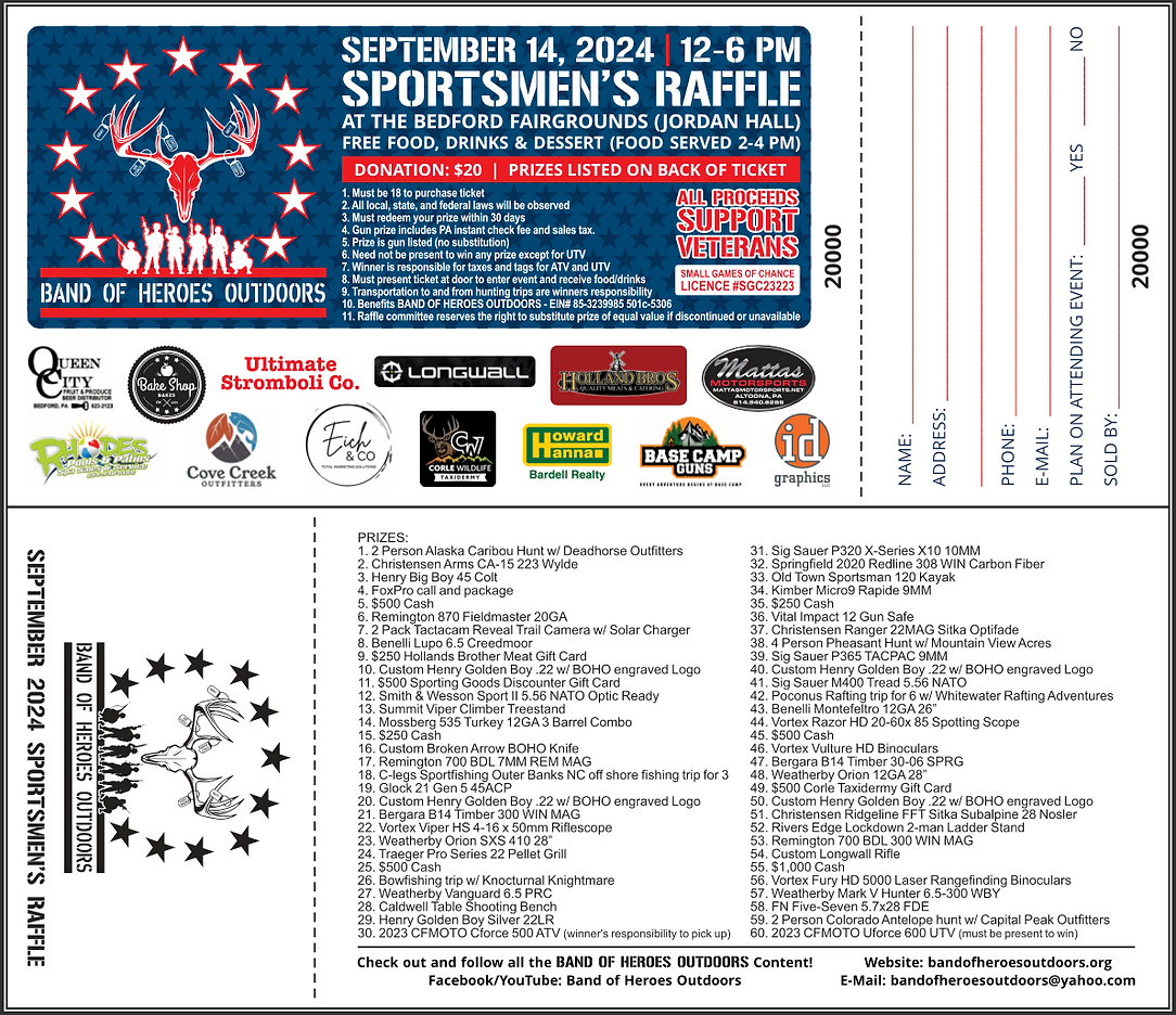 Sportsmen's Event 2024 | Band of Heroes Outdoors