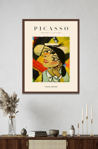 Portrait of Woman in d'hermine pass (Olga) Poster | Artsobo