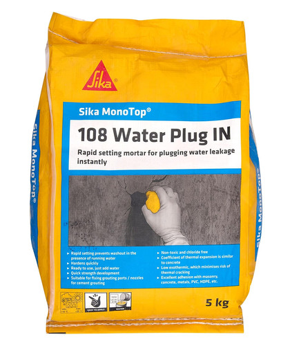Sika MonoTop-108 Water Plug IN | Paint Hub