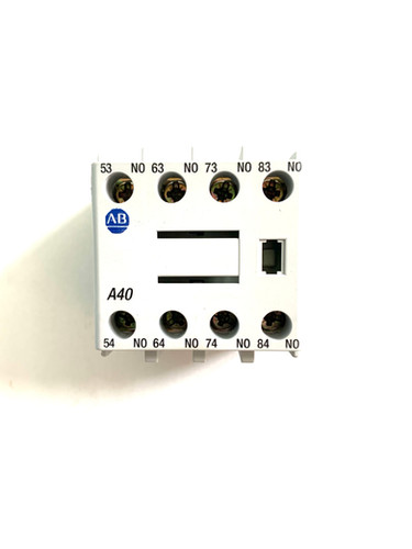 ALLEN BRADLEY AUXILIARY CONTACT 100-FA40 | Corbett Equipment